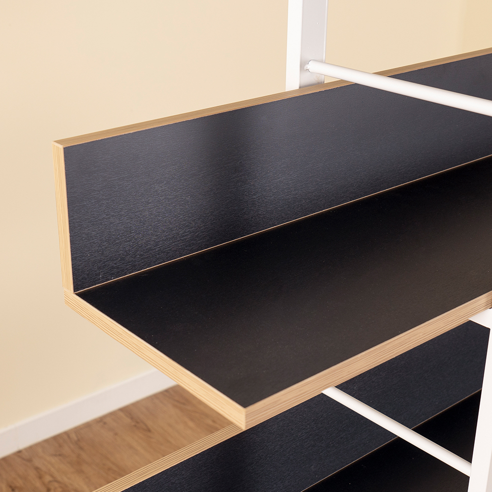 POOM | TS-15 3단 1200 사각프레임 철제책장