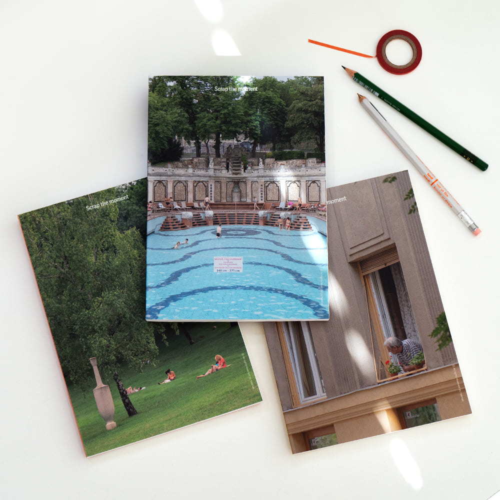 POOM | [루카랩x해막]스크랩더모먼트 노트Ver.2 모눈라인무지