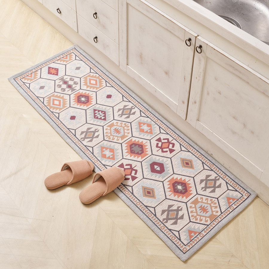 POOM | 칼로스 사계절 자카드 주방매트 팝컬러 50x150