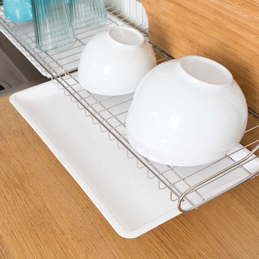 POOM | 사각 화이트쟁반(PP)