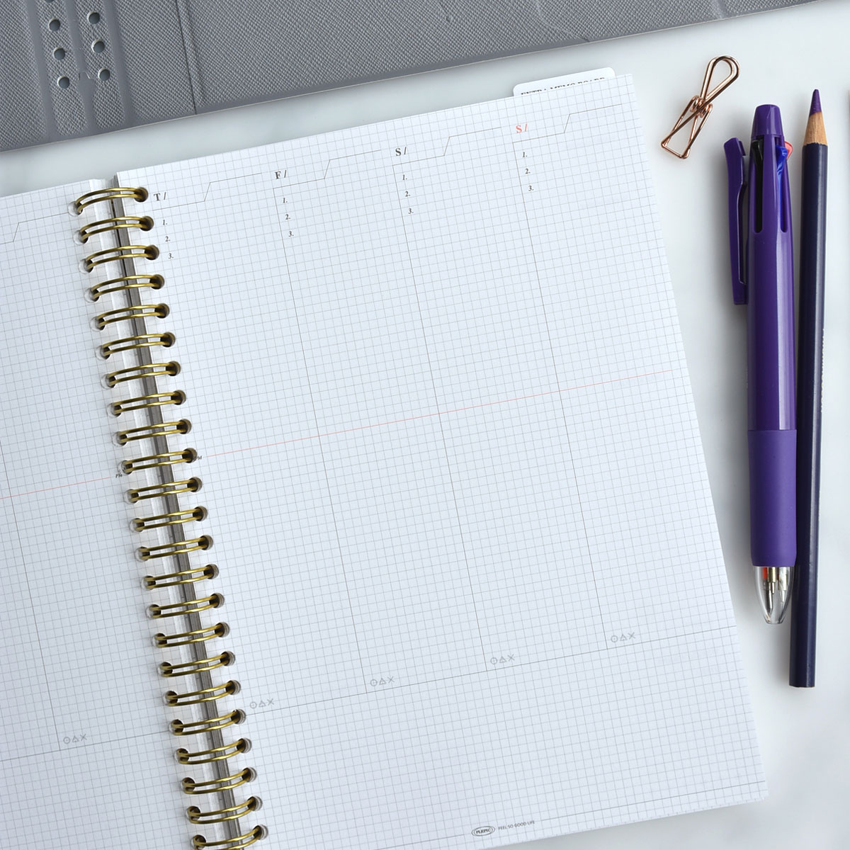 POOM | A5 스프링리필플래너 (만년형 스프링 리필지)