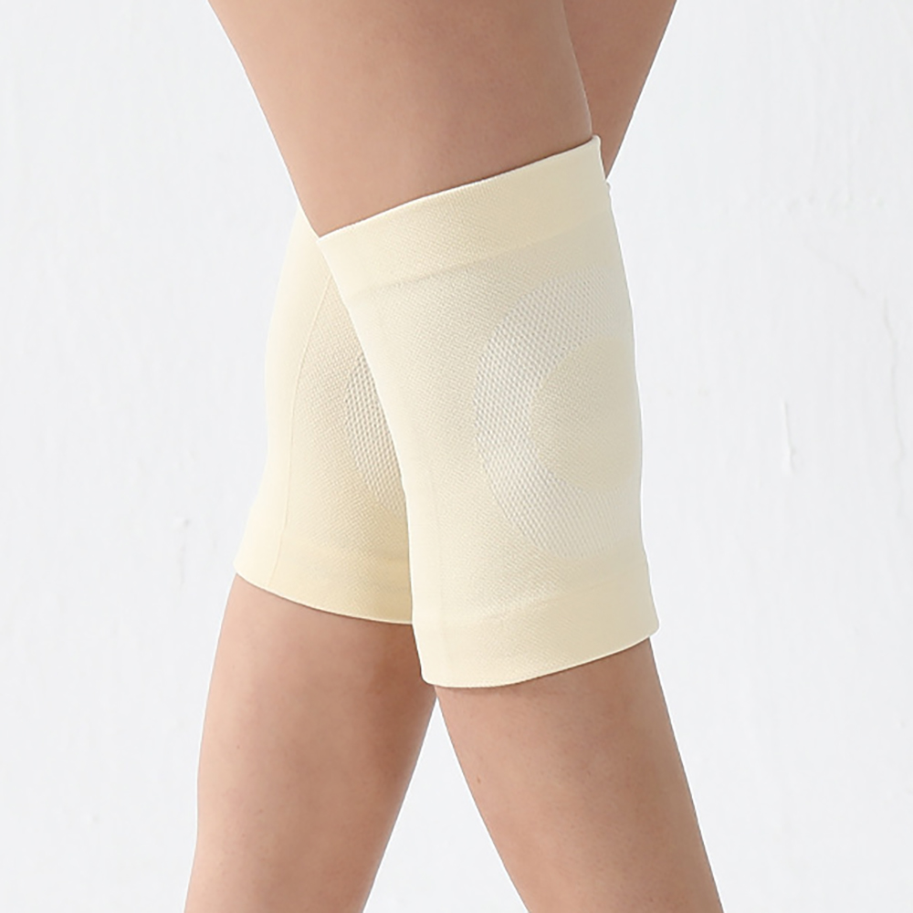 POOM | 바디온 무릎 보온 보호대 2p세트(L/크림)