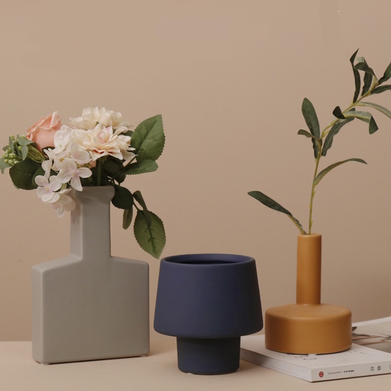POOM | bookaz 세라믹 오브제 화병 3type 도자기 거실 인테리어