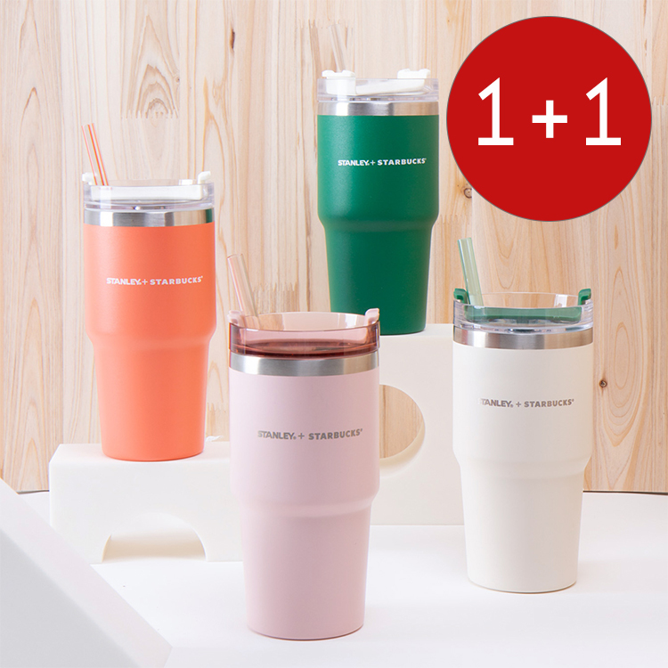 POOM | 1+1 스타벅스 스탠리 텀블러 DT 퀜처 591ml 4colors