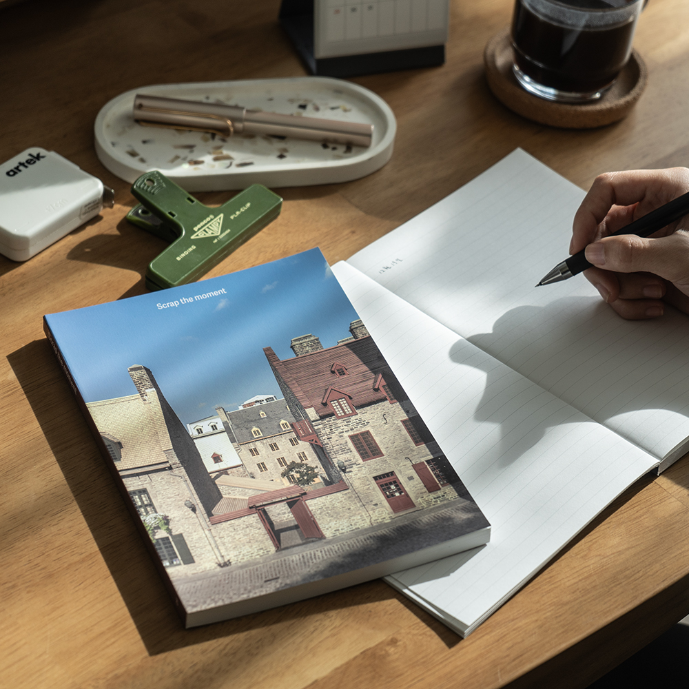 POOM | 루카랩 스크랩 더 모먼트 노트 27종 모눈 줄 무지