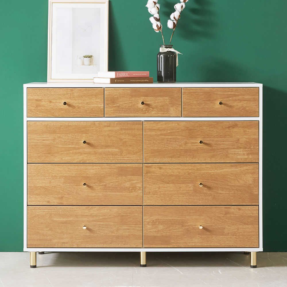 POOM | 홈런 4단 와이드 서랍장 1200