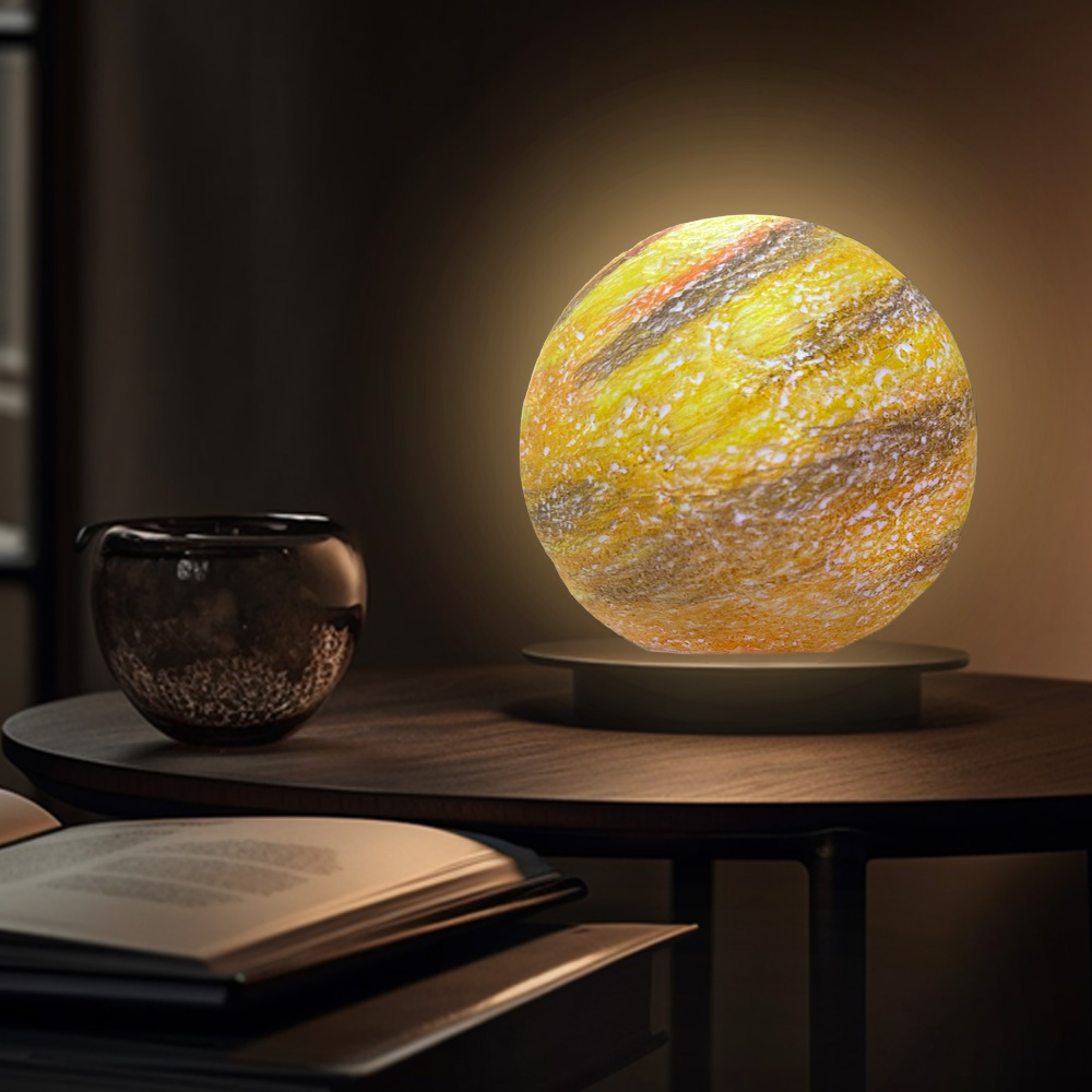 POOM | LED 달 무드등 (약 12 x 11cm)