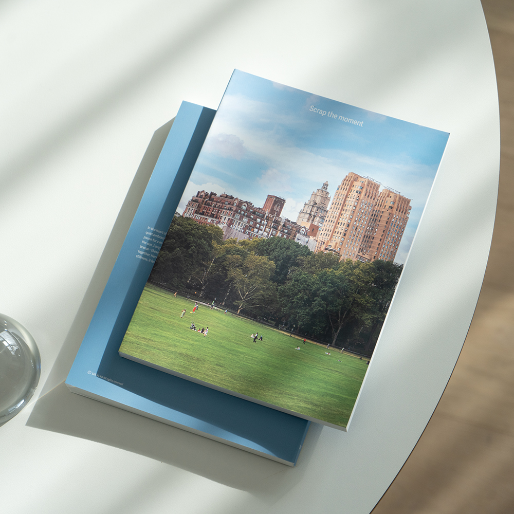 POOM | 루카랩 스크랩 더 모먼트 노트 27종 모눈 줄 무지