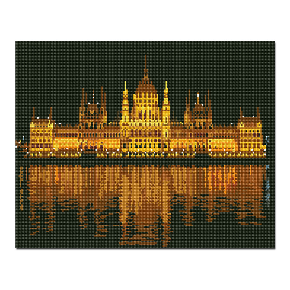 POOM | DIY LED 보석십자수 - 헝가리 부다페스트