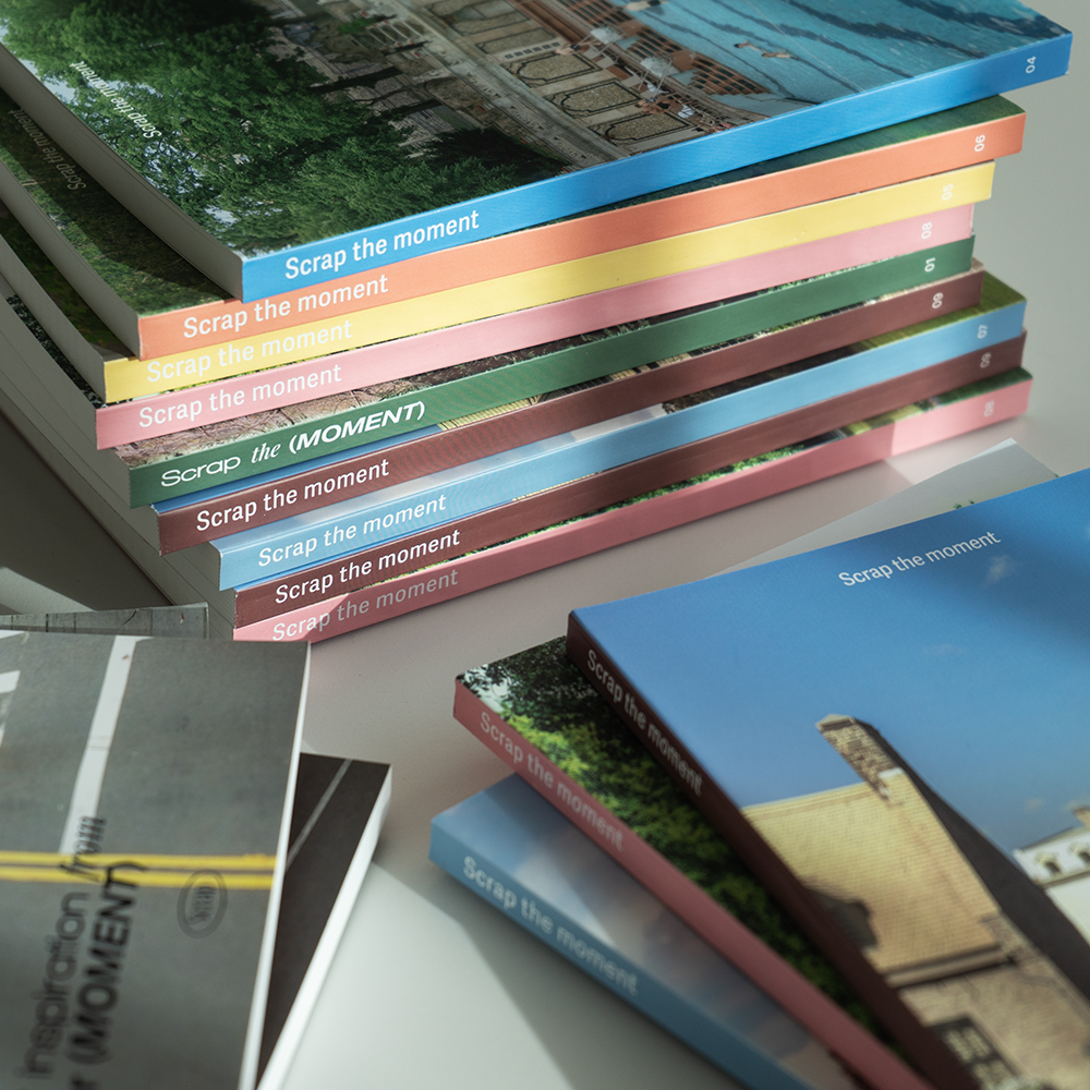 POOM | 루카랩 스크랩 더 모먼트 노트 27종 모눈 줄 무지