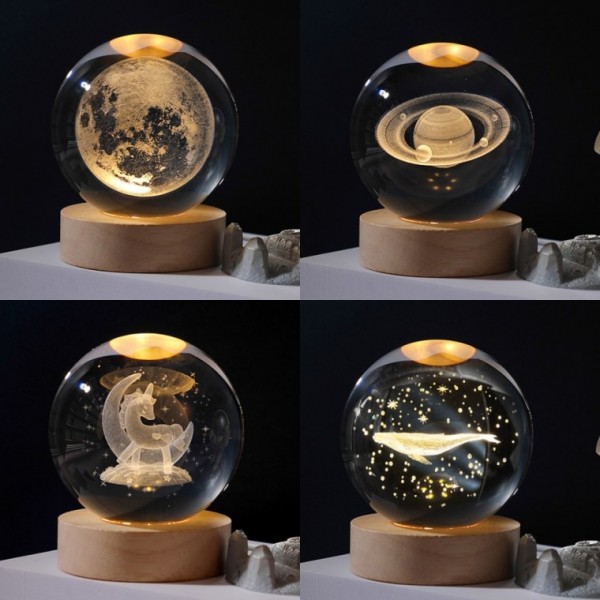 POOM | LED 인테리어 조명 수정구 무드등 집들이