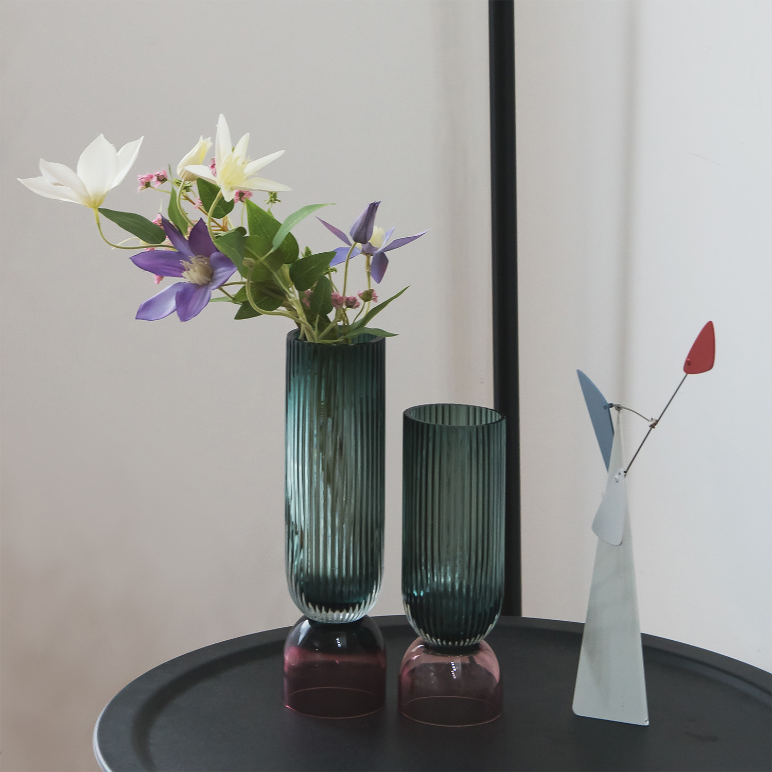 POOM | 화병 - 글라스 듀오 (2size)