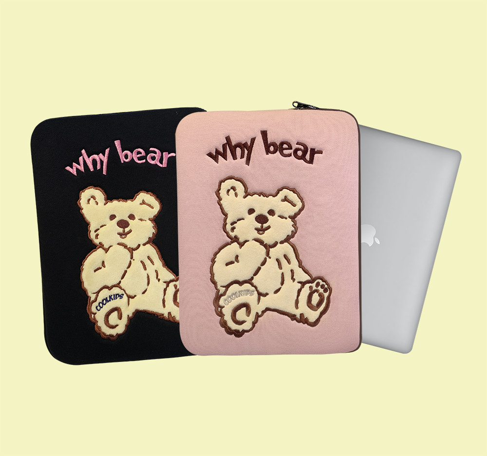 POOM | WHY BEAR classic 15inch pouch
