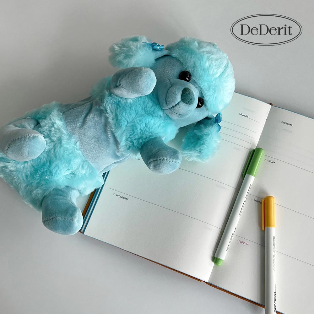 POOM | 키치 양 후드토끼 보들보들 인형 필통 문구 파우치