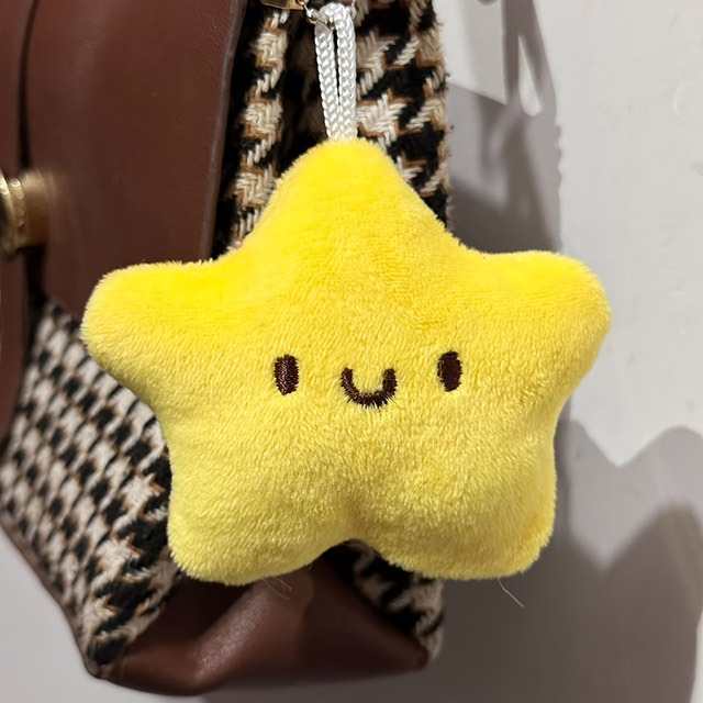 POOM | 트윙클부적 귀여운선물 별키링 인형 키링 가방고리