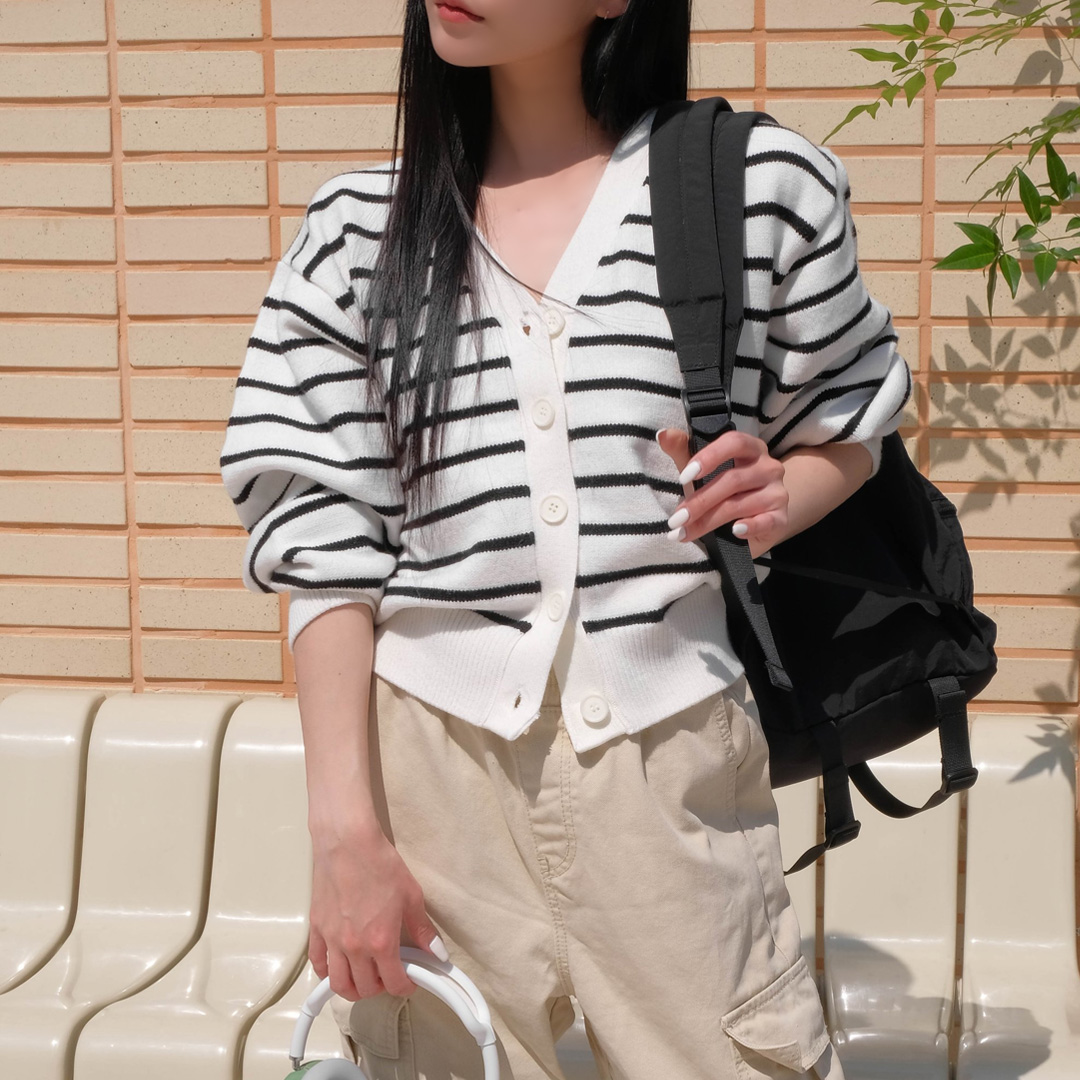 POOM | 나일론 스트링 텀블러 백팩 3color