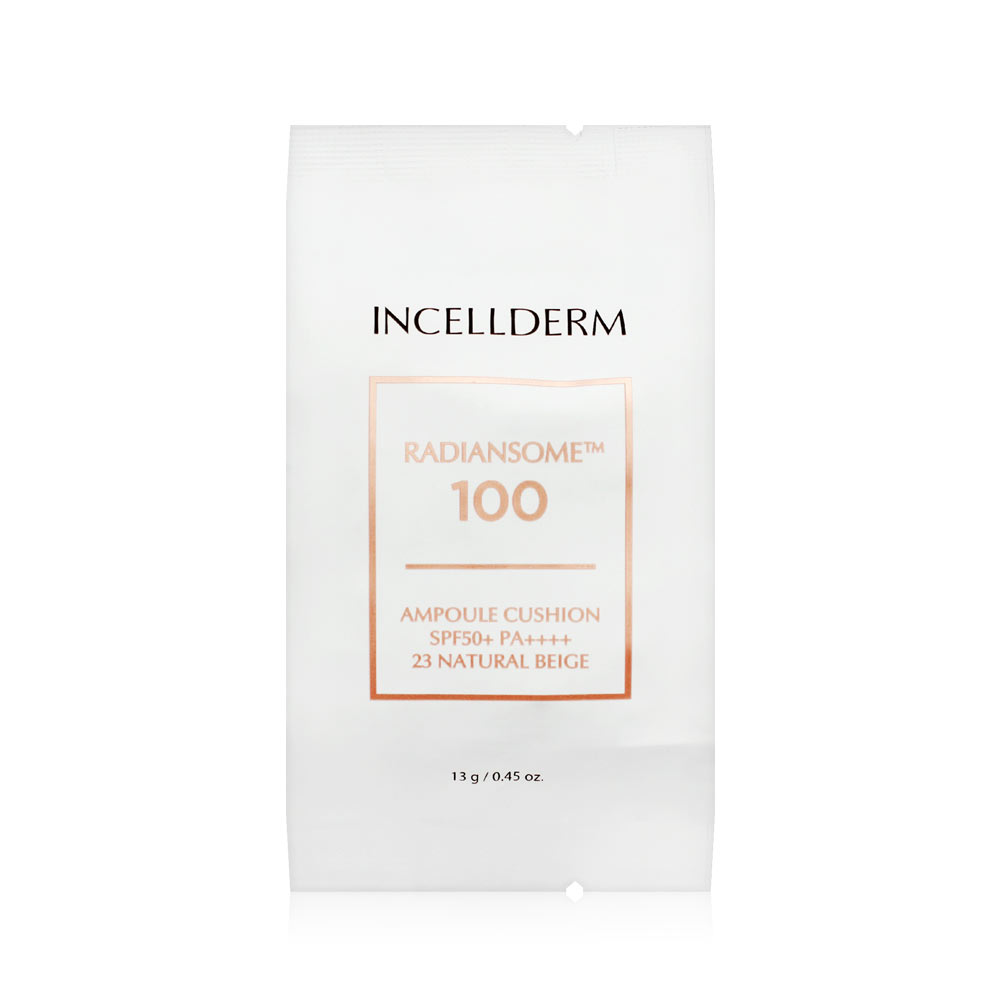 POOM | 인셀덤 래디언솜 100 앰플 쿠션 23호 내추럴 베이지