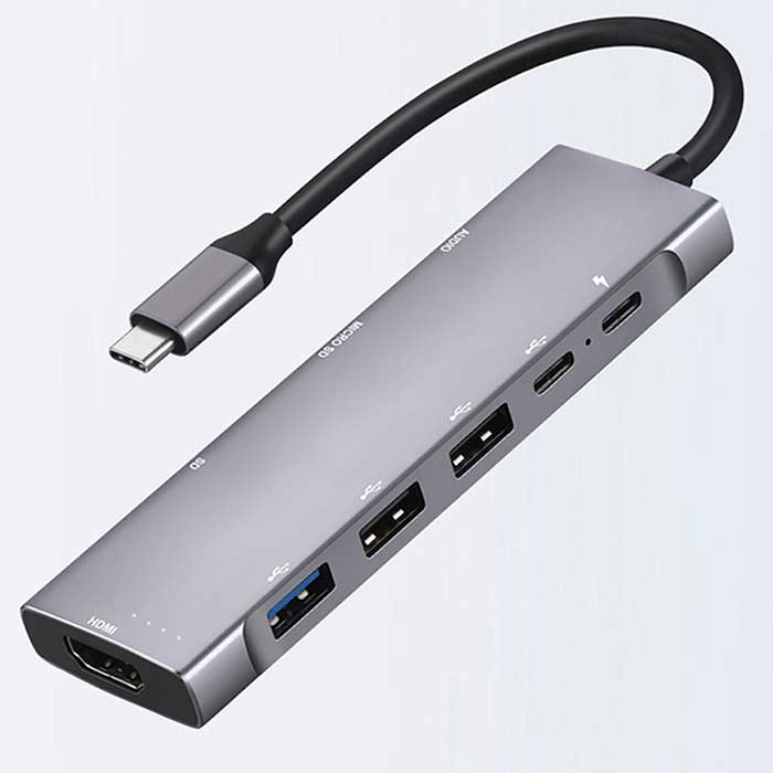 POOM | C-Type 9in1 USB 멀티허브