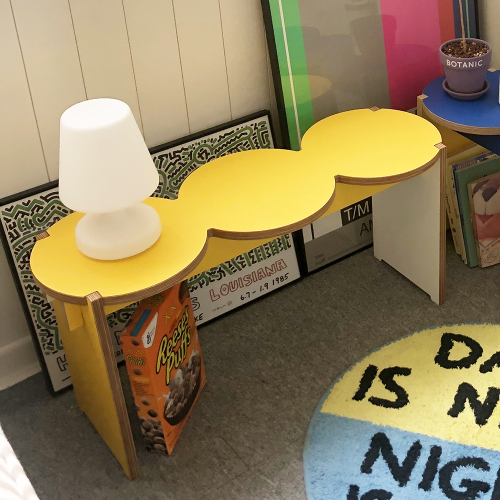 POOM | 양면 BEETLES 스툴&사이드테이블 4color