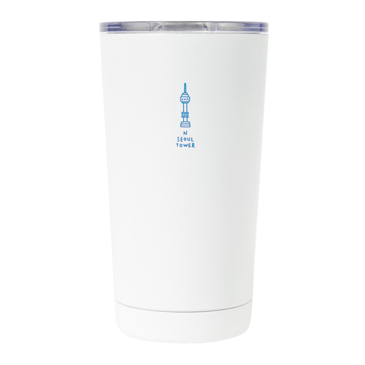 POOM | N타워 화이트 스텐텀블러 (22005500)
