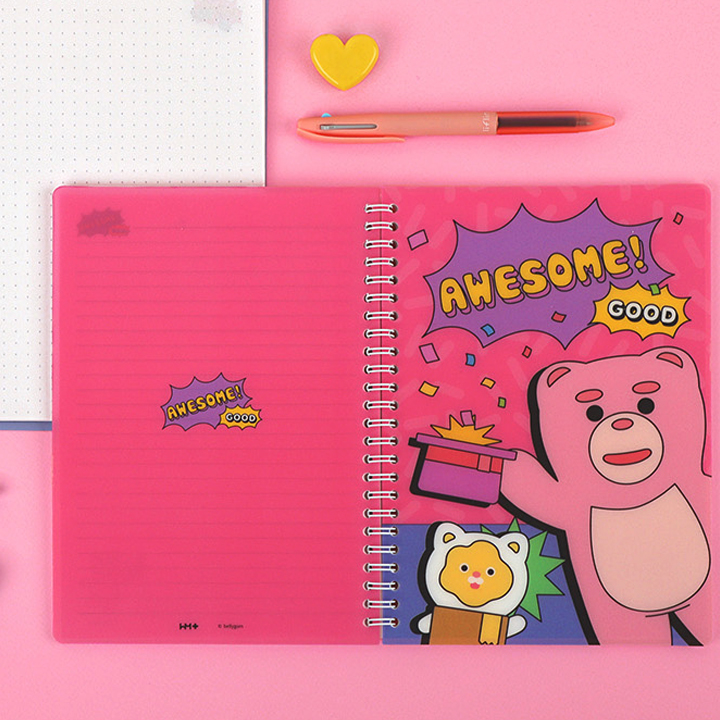 POOM | [HM+] 벨리곰 A5 스프링노트 (3색 택1)