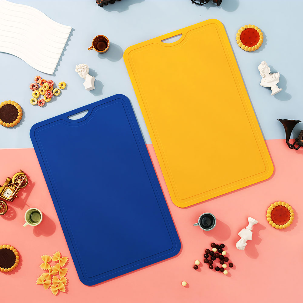 POOM | 인디고 TPU 양면 도마 2P 선물세트 (패키지박스)