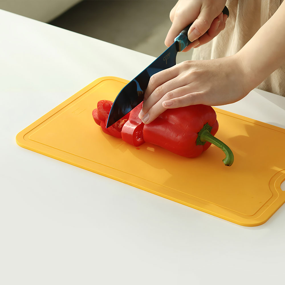 POOM | 인디고 TPU 양면 도마 2P 선물세트 (패키지박스)