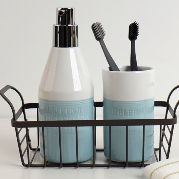 POOM | 인테리어 감성 파스텔 욕실 3P세트 2color