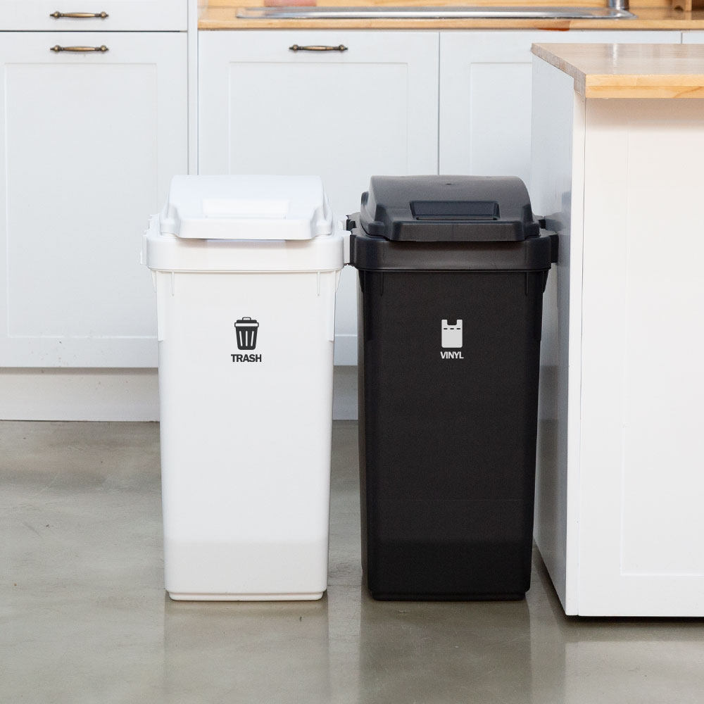 POOM | 캡틴 분리수거함 60L 2P