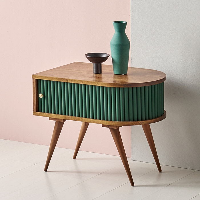 POOM | PR 템바보드 슬라이딩 원목 600 협탁