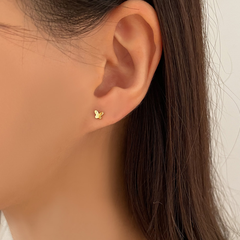 POOM | 14K 한달 이어링 귀걸이 기프트 박스(검정박스)