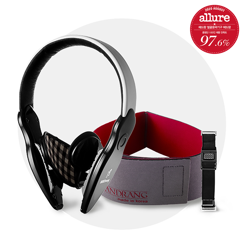 POOM | 얼굴 경락기구 헤드랑W 풀패키지 (2 Types) -블랙