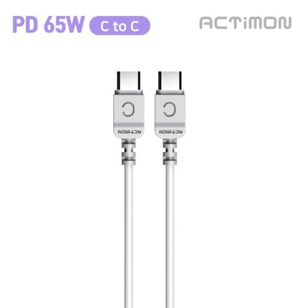 POOM | PD 65W 초고속 C to C 케이블 - 1.2M