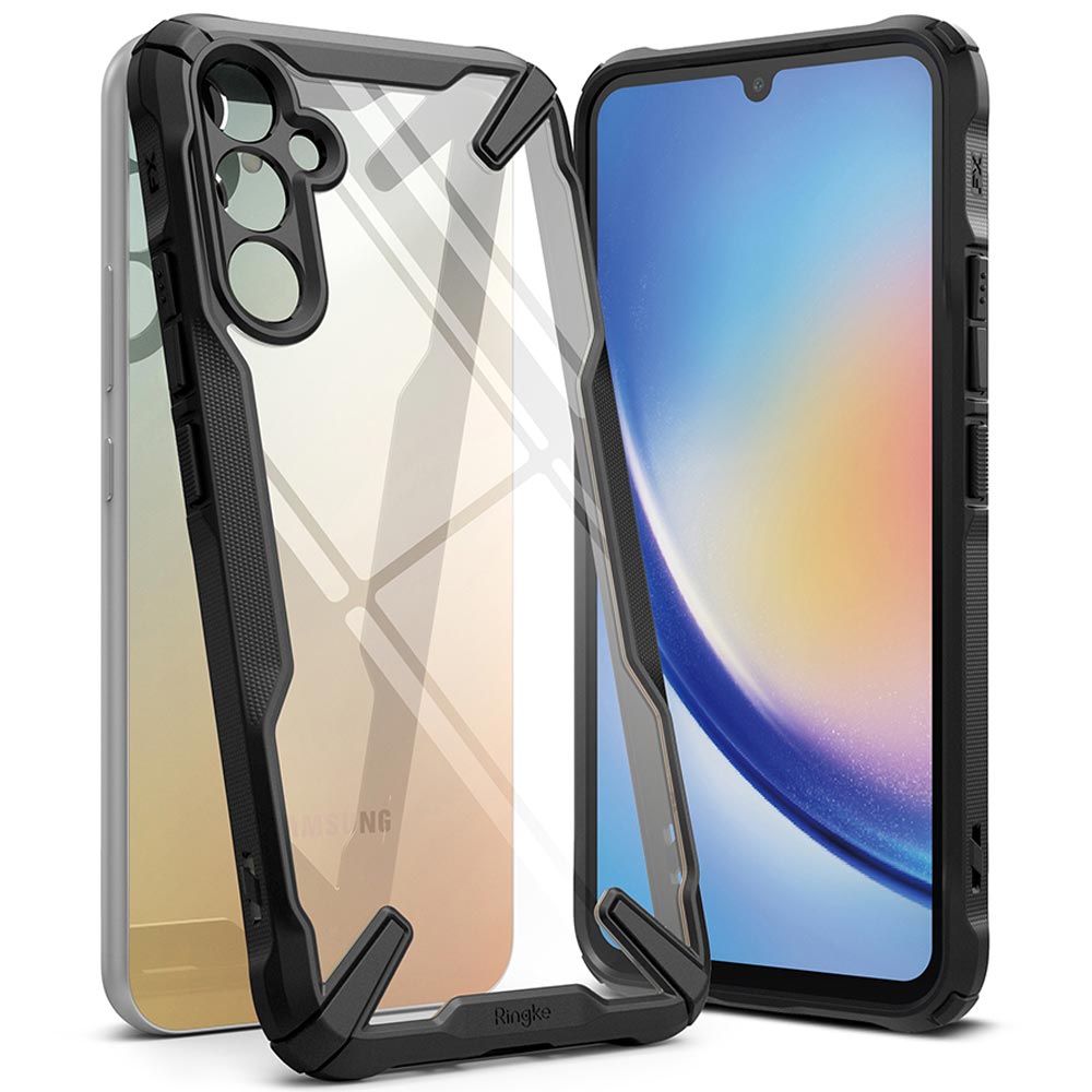 POOM | 갤럭시A34 5G 링케 퓨전X 범퍼 보호 케이스 / 블랙