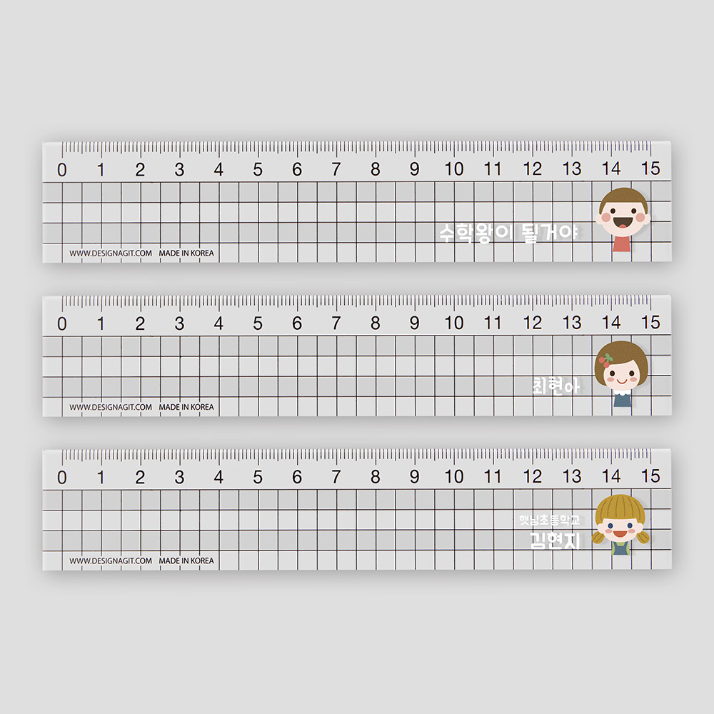 POOM | [주문제작]네임 투명자 15cm앤과폴
