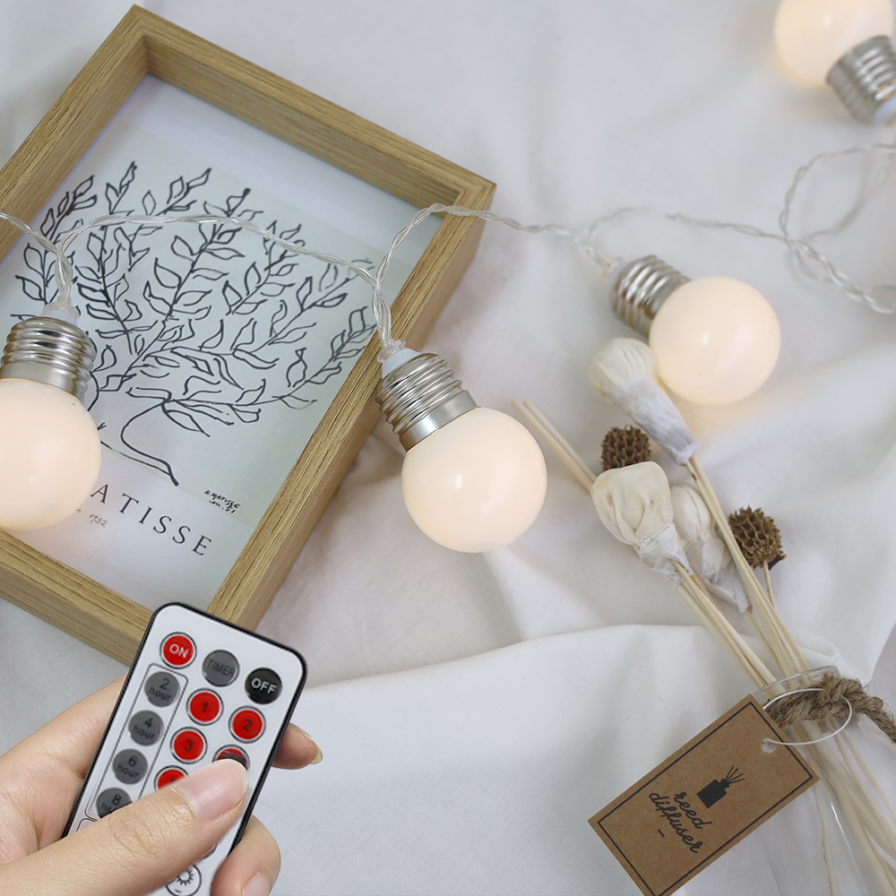 POOM | LED 대형 소켓 앵두전구 줄조명 30구