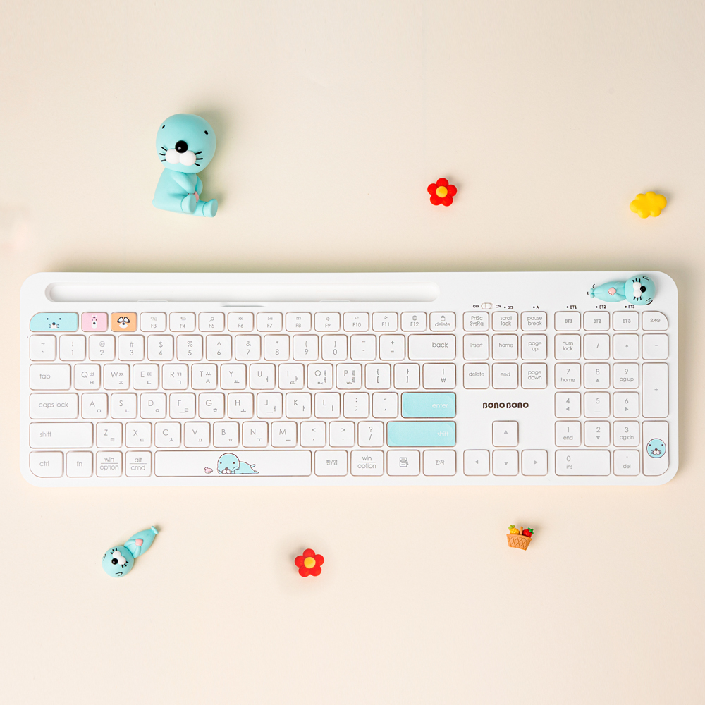 POOM | 데이니즈 보노보노 4in1 블루투스 키보드