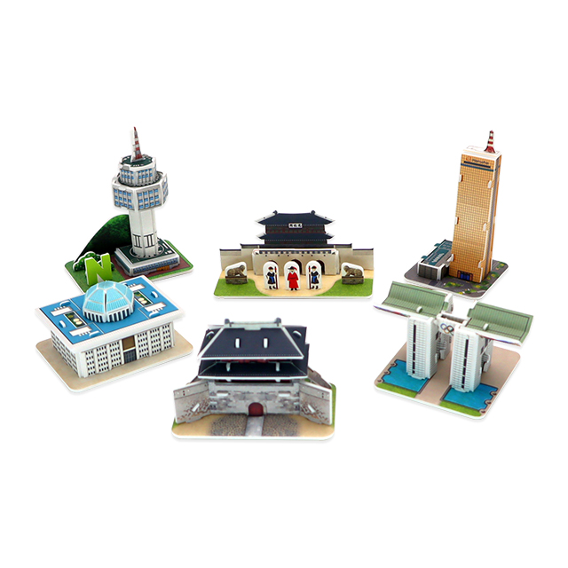 POOM | 3D입체퍼즐 우리고장 투어시리즈 서울편 모형 만들기