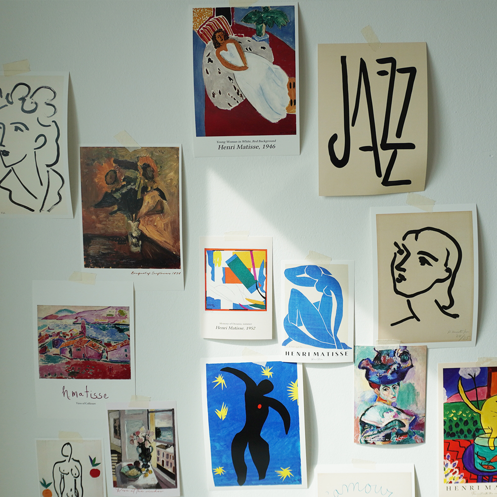 POOM | 앙리마티스 명화 엽서 마티스 인테리어 포스터 (A5)