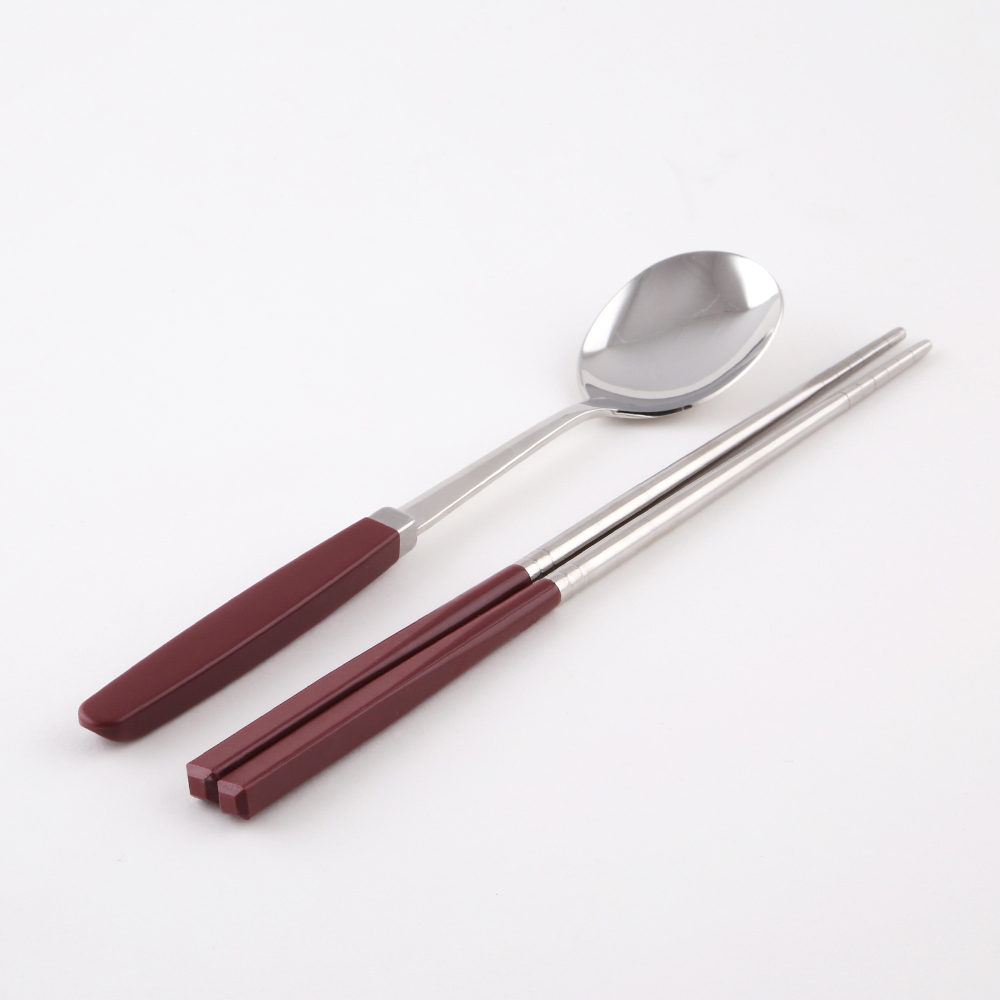 POOM | 소소모소 컬러 수저 4인 SET