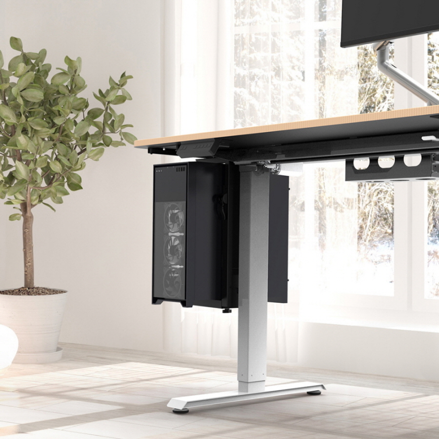 POOM | 데스크탑 거치대 PCH2 책상 컴퓨터 본체 정리 PC홀더