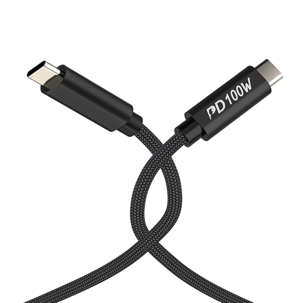 POOM | USB C to C PD 100W 10G 4K 미러링 고속충전케이블 1m