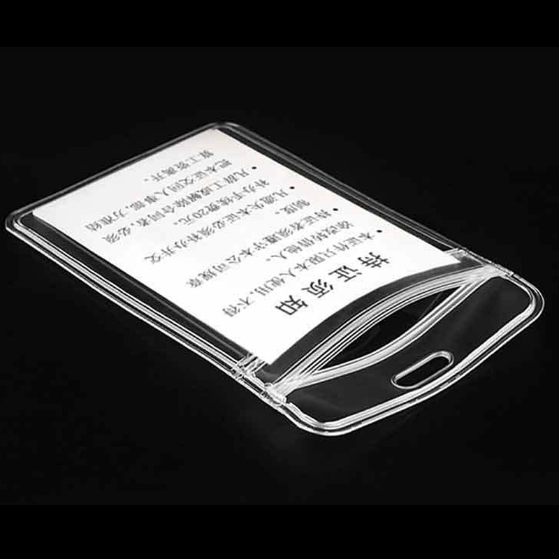 POOM | PVC 방수 카드커버 명찰 사원증 홀더 DD-12358