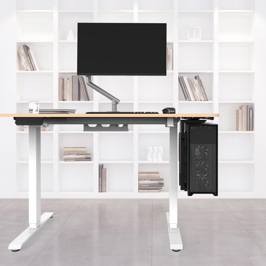 POOM | 데스크탑 거치대 PCH2 책상 컴퓨터 본체 정리 PC홀더