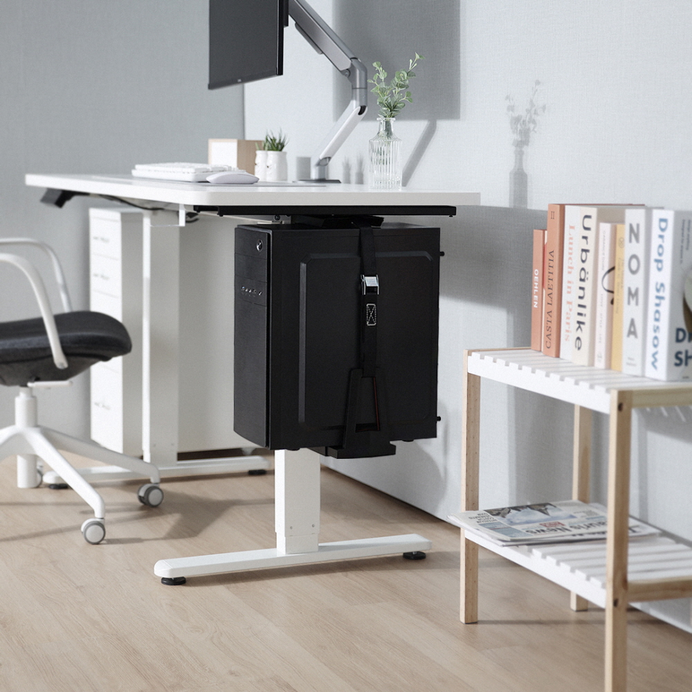 POOM | 데스크탑 거치대 PCH2 책상 컴퓨터 본체 정리 PC홀더