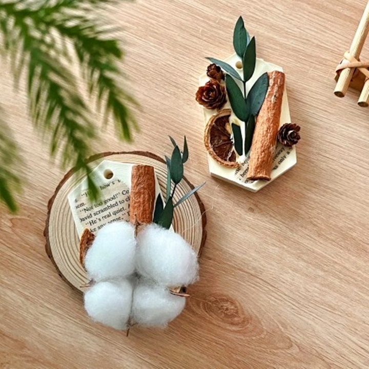 POOM | 시나몬 목화 석고방향제 만들기 DIY 키트