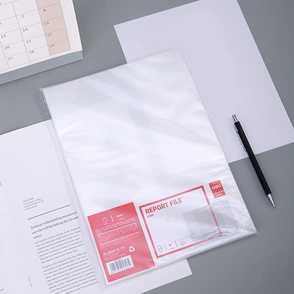 POOM | 델리 투명 L홀더 A4 사이즈 10매입 L자파일