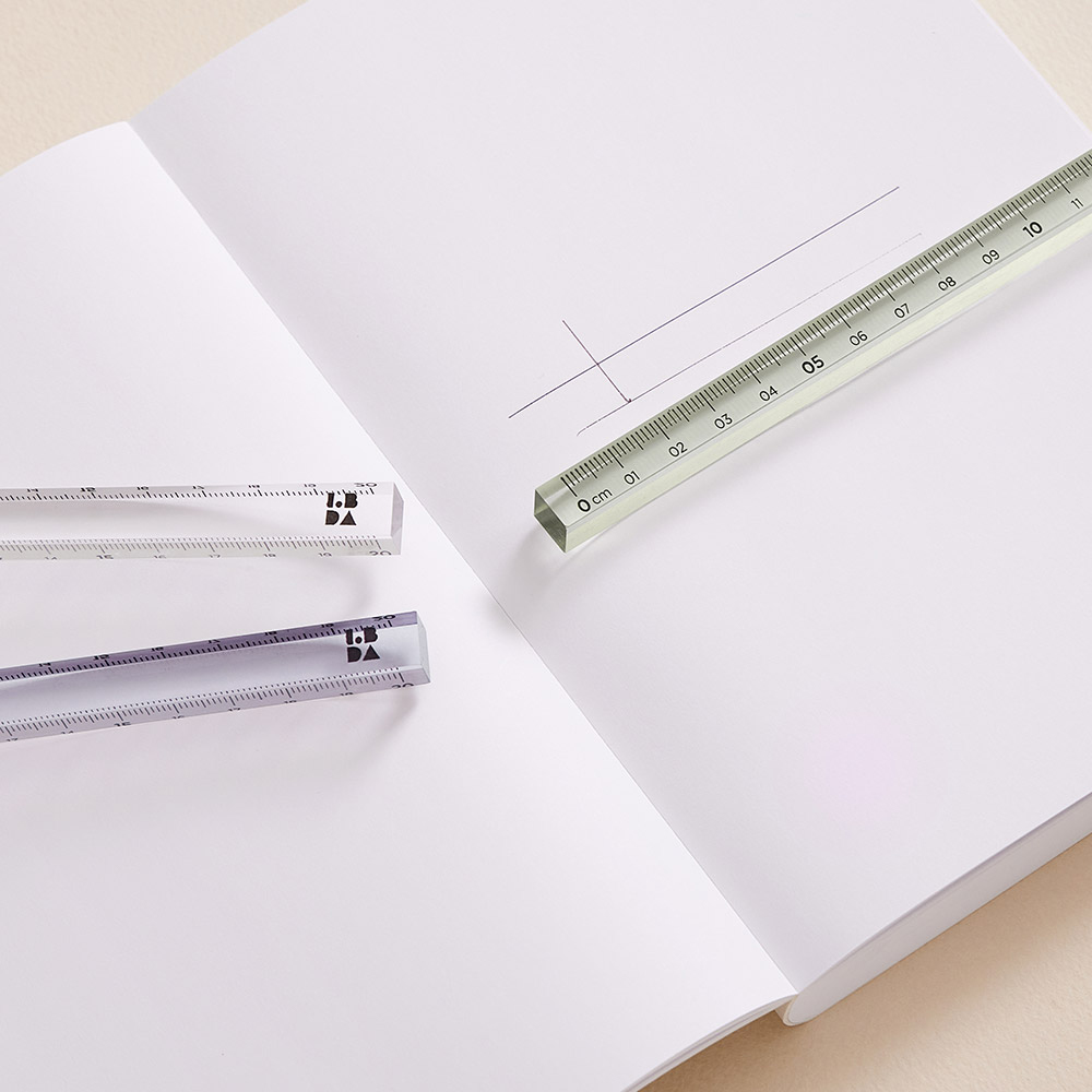 POOM | [모나미] 롭다 아크릴 스틱자 30cm