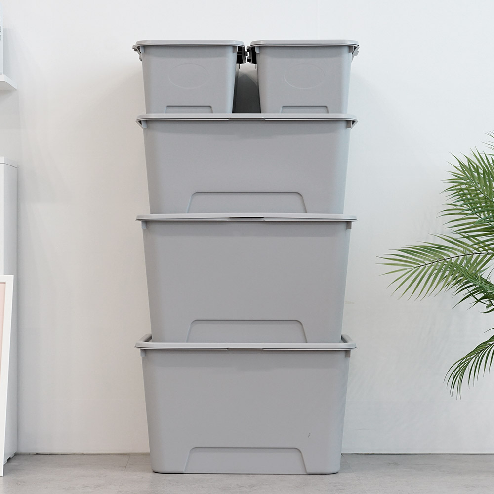 POOM | 탑백 대형 리빙박스 72L 1P 수납 옷 정리함 (+네임텍)