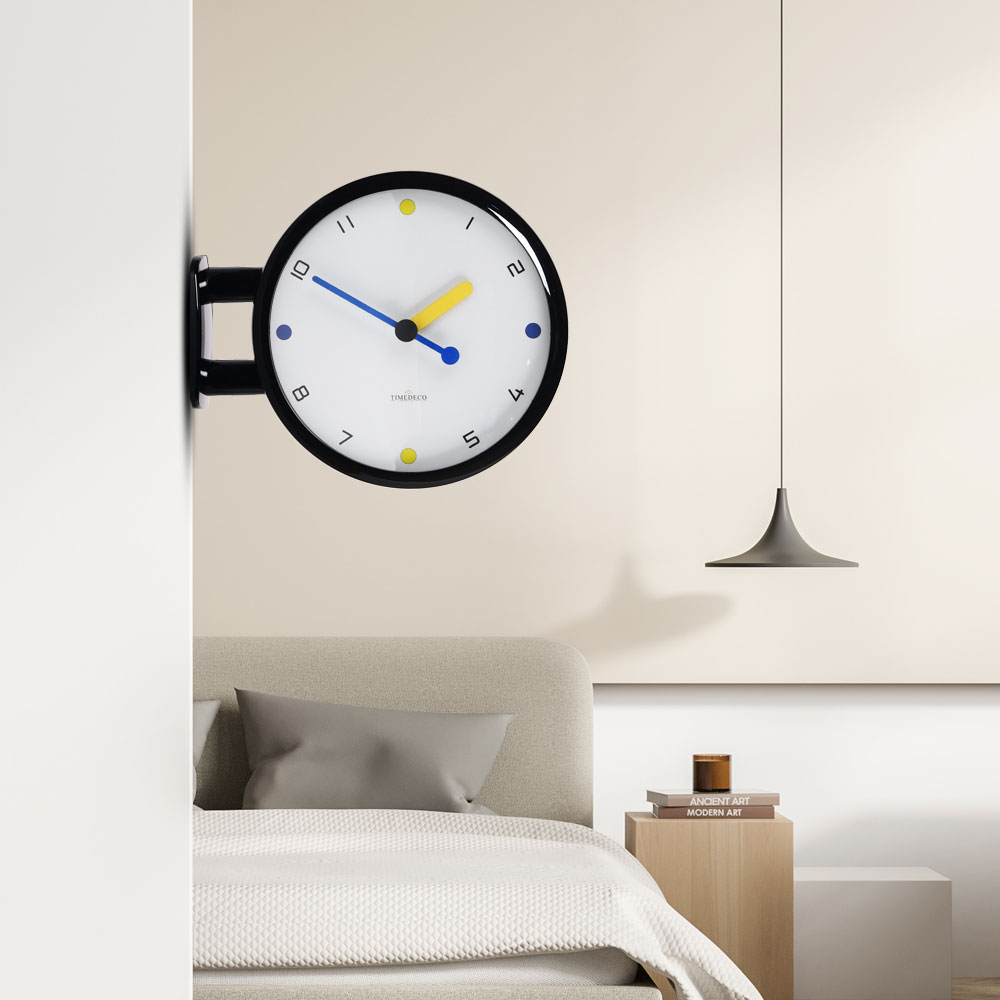 POOM | 알록달록 예쁜 컬러들의 하모니 양면 벽시계